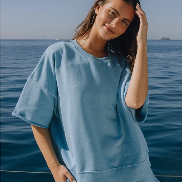 Daily Drills | Tops | Daily Drills Malibu Reversible Cropped Crew ...